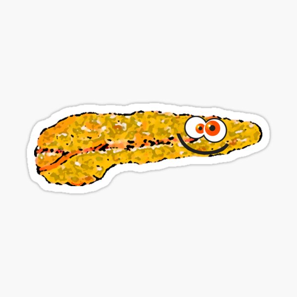 "Happy Pancreas" Sticker for Sale by Havocgirl | Redbubble
