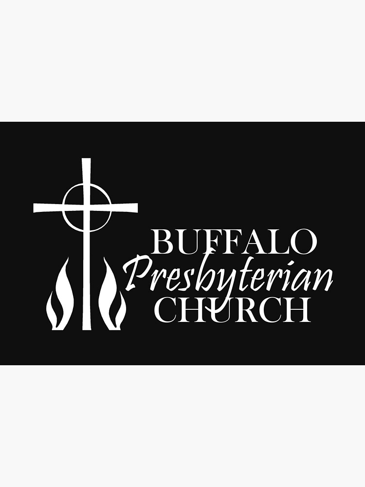 "Buffalo Presbyterian Church Logo - White" Poster by mandylynnhunter ...
