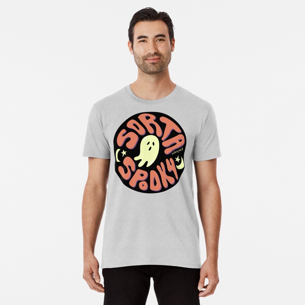 "Sorta Spooky ©" Sticker for Sale by doodlebymeg | Redbubble