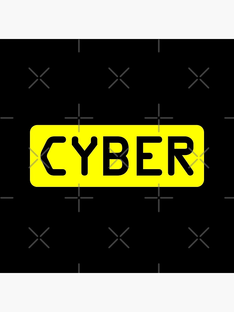 "Cyber Yellow" Poster by adidabu | Redbubble