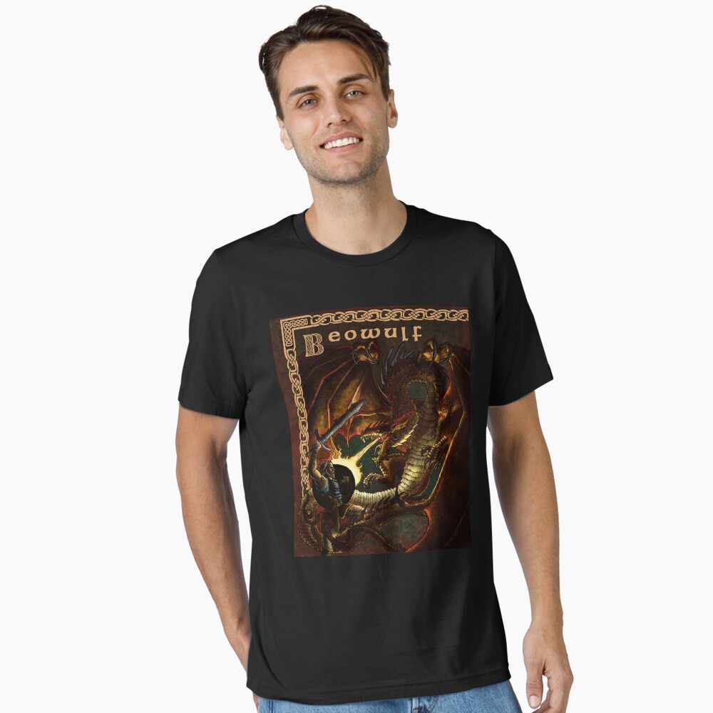 "Beowulf vs. Dragon" Poster for Sale by bucklebatch | Redbubble