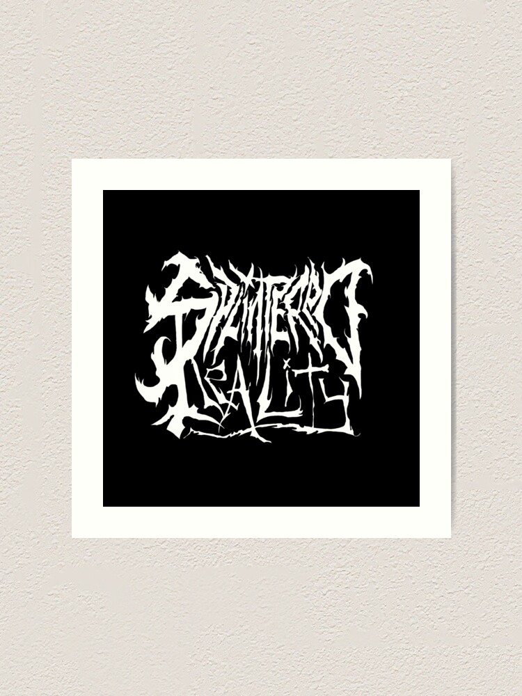 "Splintered Reality Nerd Rock Logo" Art Print for Sale by Splinteredart ...