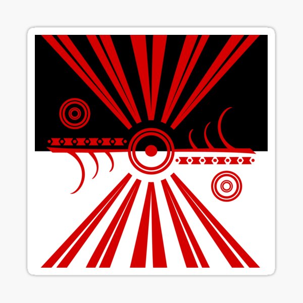 "Sun Rays" Sticker for Sale by McLiz | Redbubble