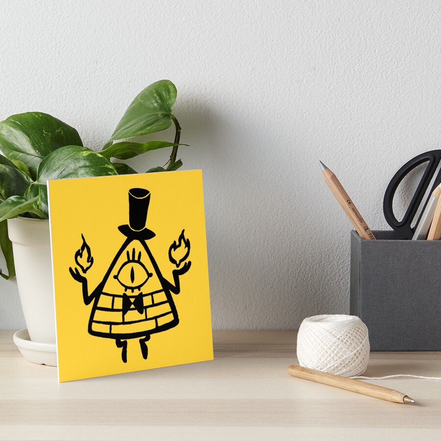 "Bill cipher" Art Board Print for Sale by Rhoruu | Redbubble