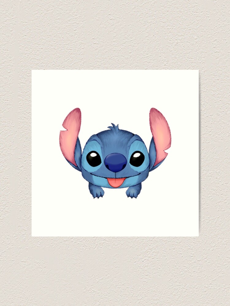 "Stitch face" Art Print for Sale by MOTHERDAUGHTER | Redbubble