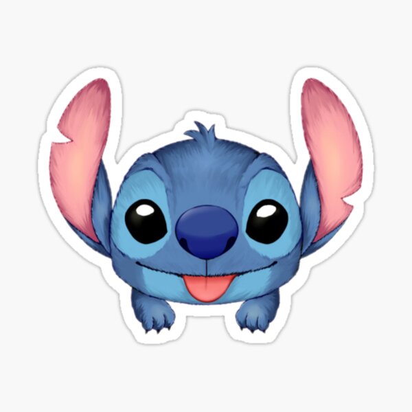 "Stitch face" Sticker for Sale by MOTHERDAUGHTER | Redbubble