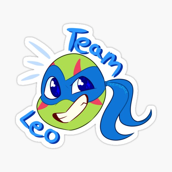 "Team Leo!" Sticker for Sale by aceiinspace | Redbubble