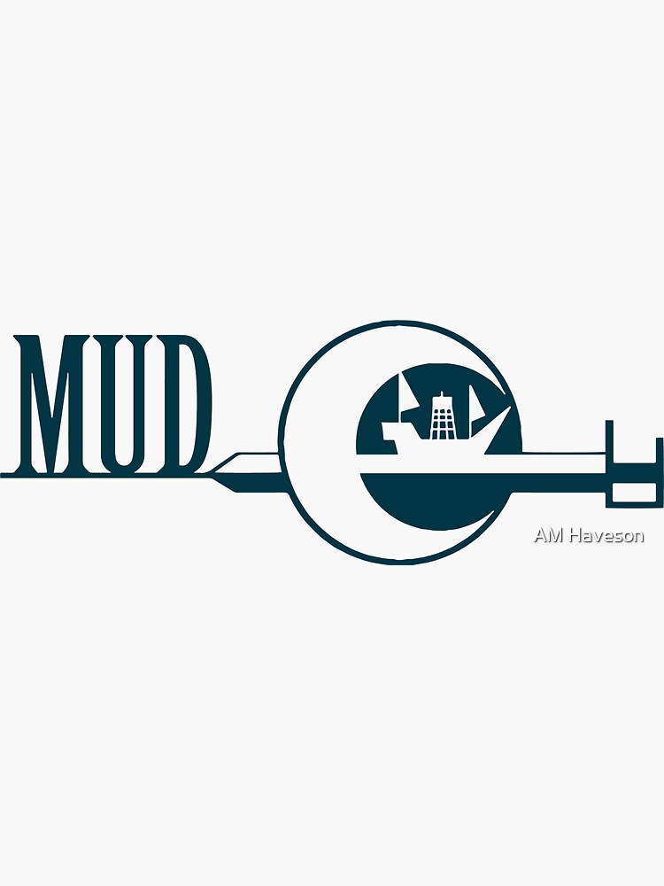 "Mud Logo" Sticker by JayblueArt | Redbubble
