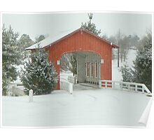 "The Snow an Covered Bridge of Goshen, Arkansas" by David Hughes ...