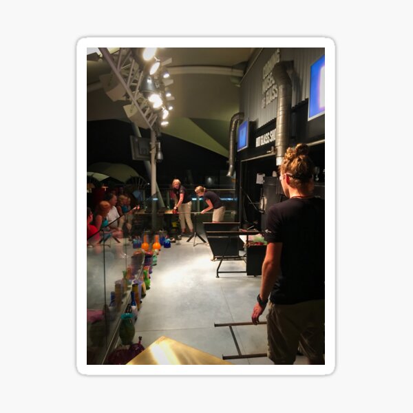 "Glass Blowing" Sticker for Sale by urbanfragments | Redbubble