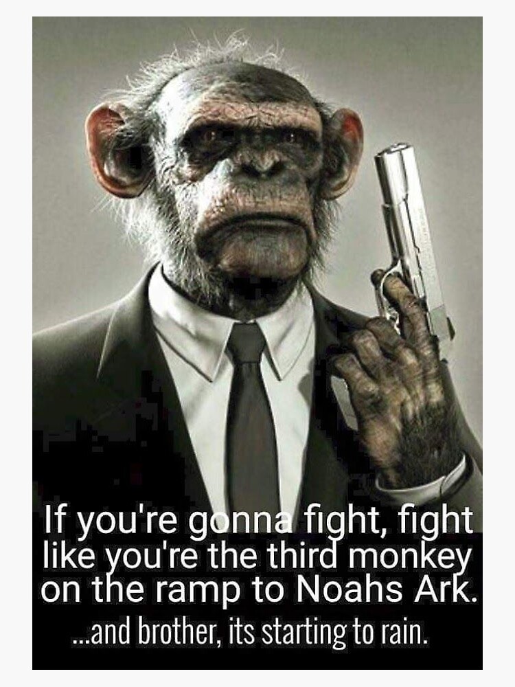 "Third Monkey" Sticker for Sale by wheppa | Redbubble