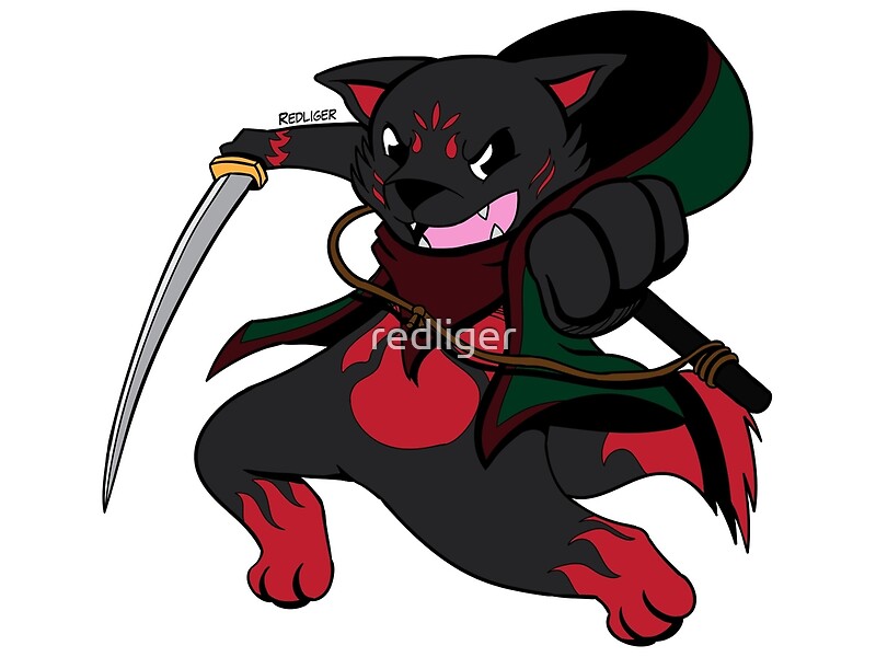 "Inumaru - The Dog Yokai Guide" by redliger | Redbubble