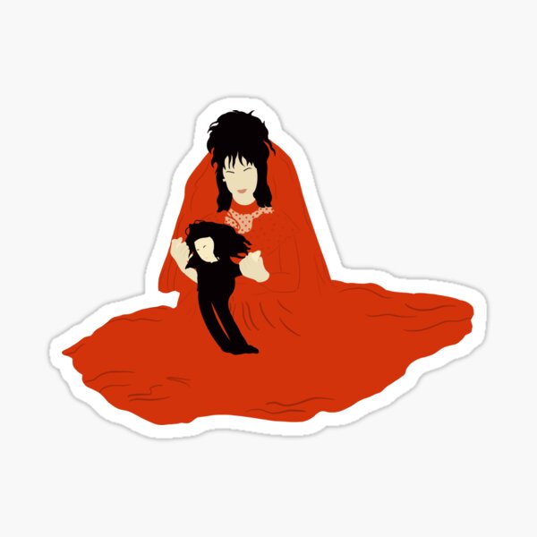 "Lydia from Beetlejuice" Sticker for Sale by artbyzuleika | Redbubble