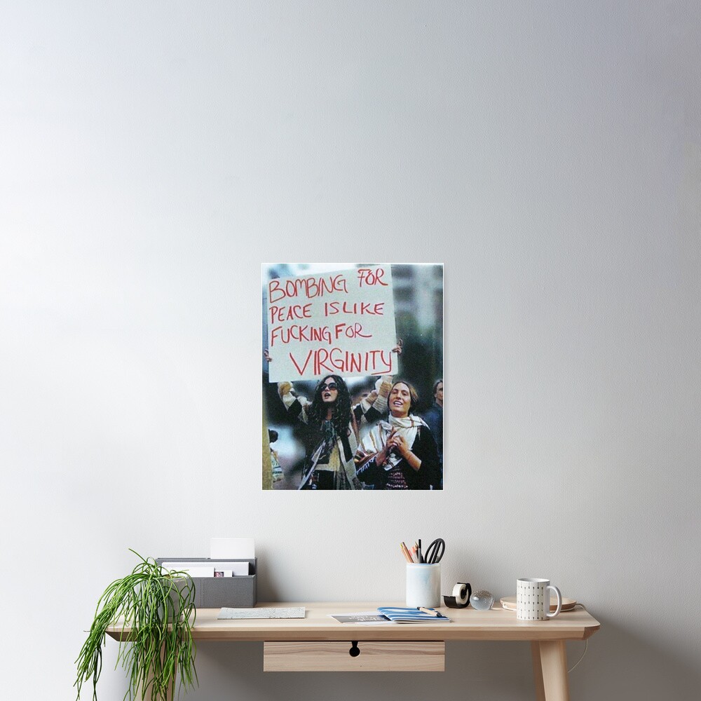 "70's peace protest" Poster for Sale by GloomDays | Redbubble