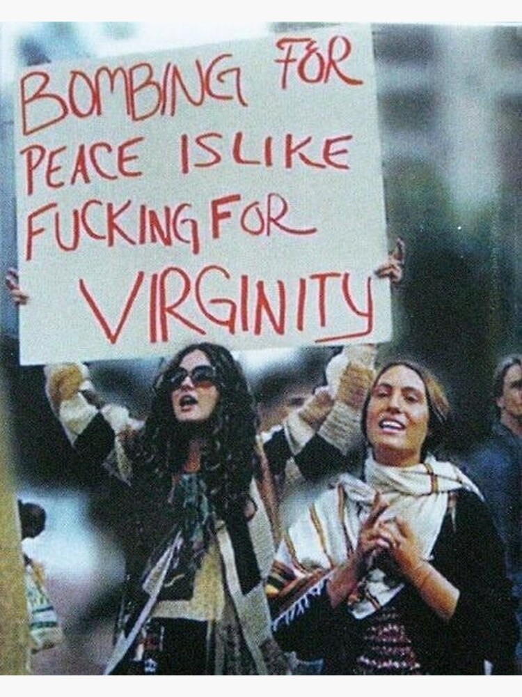 "70's peace protest" Poster for Sale by GloomDays | Redbubble