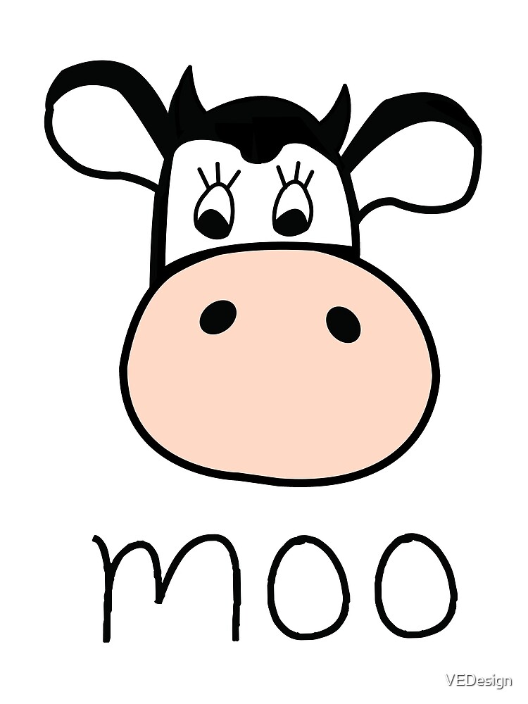 Pañuelo «Vaca Moo» de VEDesign | Redbubble