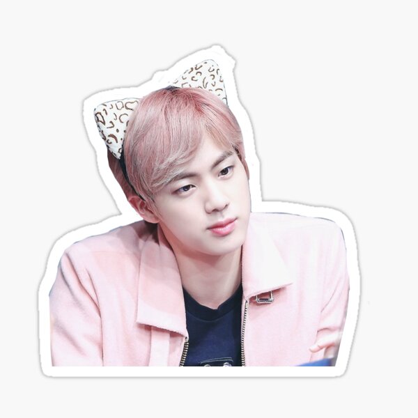 "jin bts" Sticker by jeongyeonmiya | Redbubble