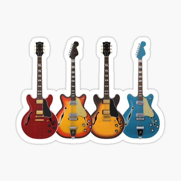 Body Guitar Stickers | Redbubble