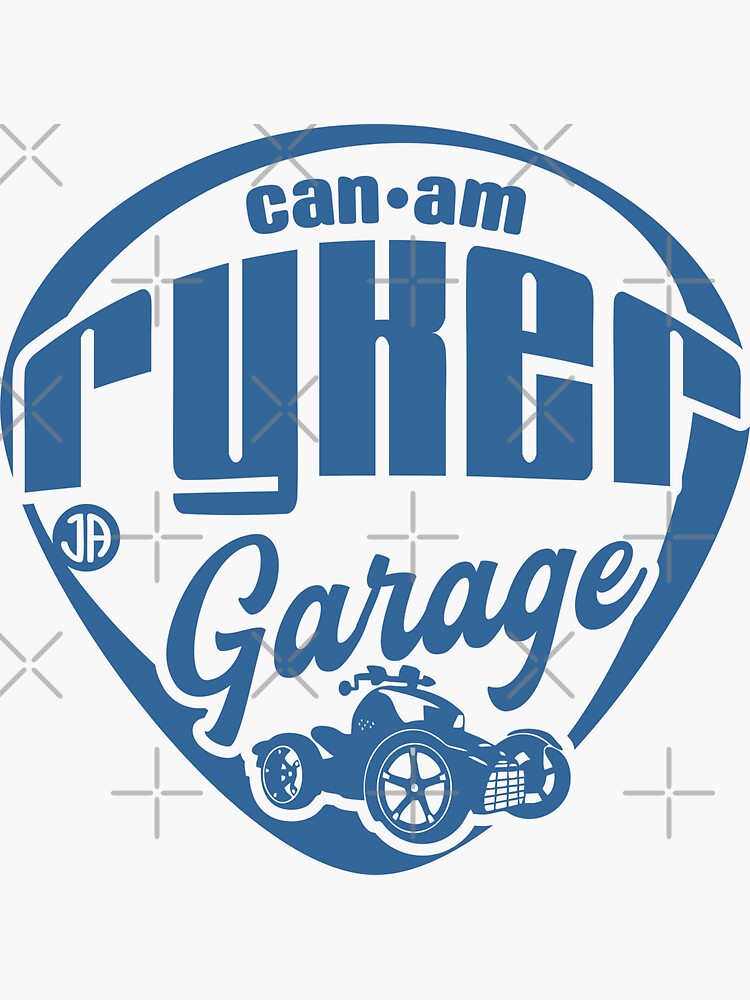 "Can-Am Ryker Garage" Sticker for Sale by Julio Aburto | Redbubble
