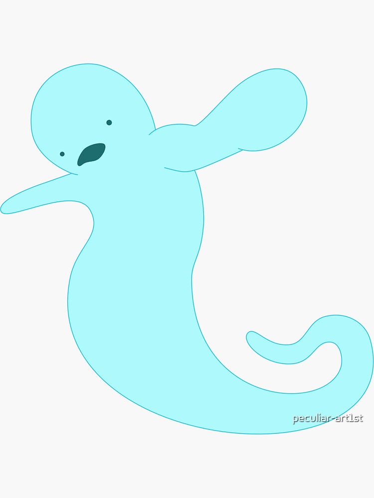 "Derpy Ghost" Sticker by peculiar-art1st | Redbubble