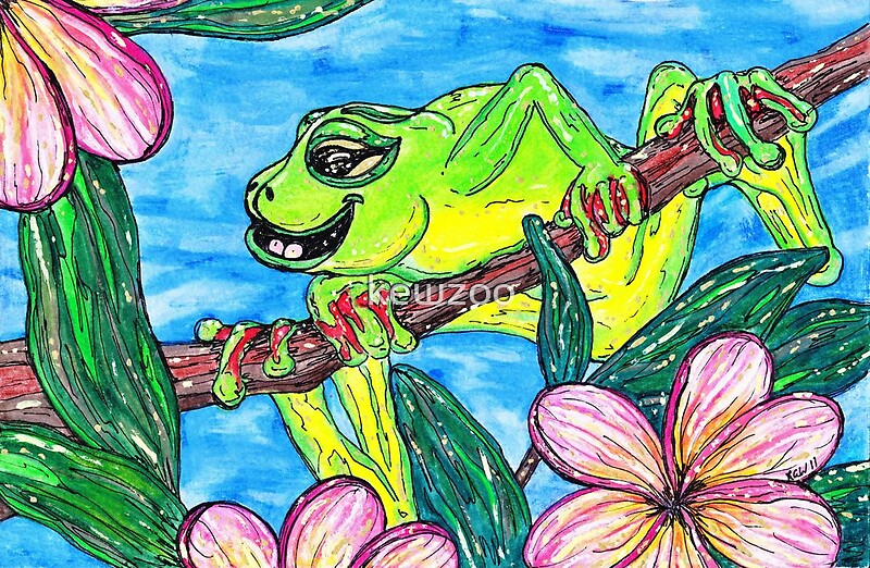 "Fergus the Frog" by kewzoo | Redbubble