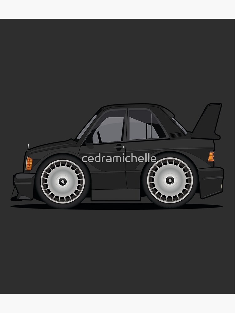 "Mercedes 190e Evo ii" Poster by cedramichelle | Redbubble