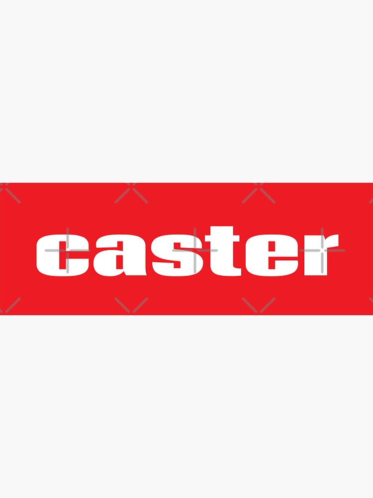 "Caster Words Gamer Use" Sticker for Sale by WordsGamersUse | Redbubble