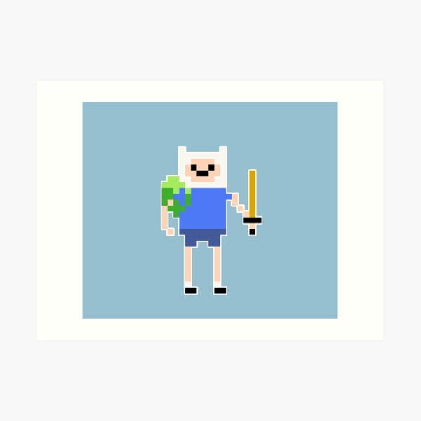 "Finn - Pixel art" Art Print by ValentinaHramov | Redbubble
