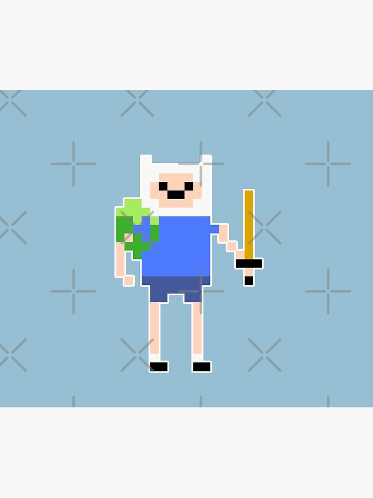 "Finn - Pixel art" Art Print by ValentinaHramov | Redbubble