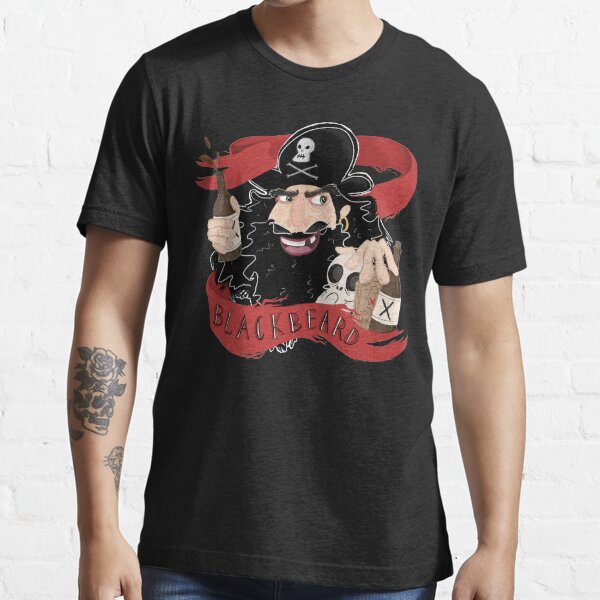 "Blackbeard Pirate Character" T-shirt for Sale by DIKittyPants ...