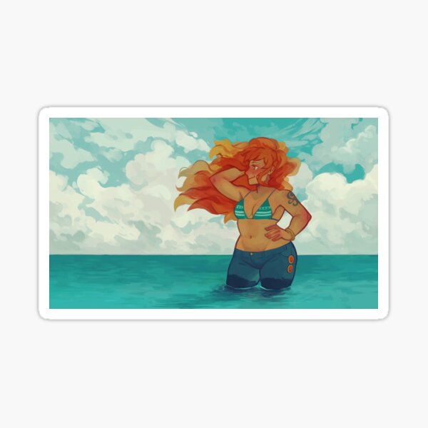 Nami One Piece Sticker By Anyanp Redbubble