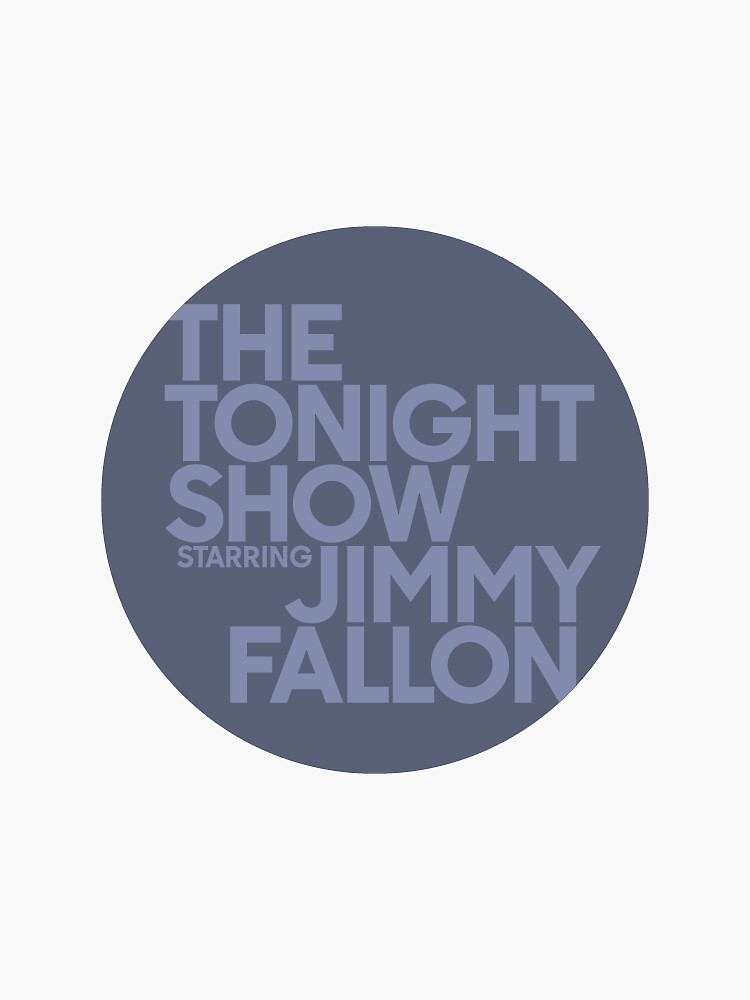 "jimmy fallon " Sticker for Sale by jdanner1999 | Redbubble