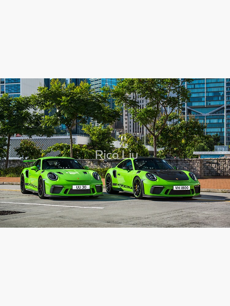 "911 (991.2) GT3RS Weissach Package " Sticker by ricoliu | Redbubble