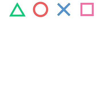 "Triangle Circle X Square" Sticker for Sale by bwils89 | Redbubble