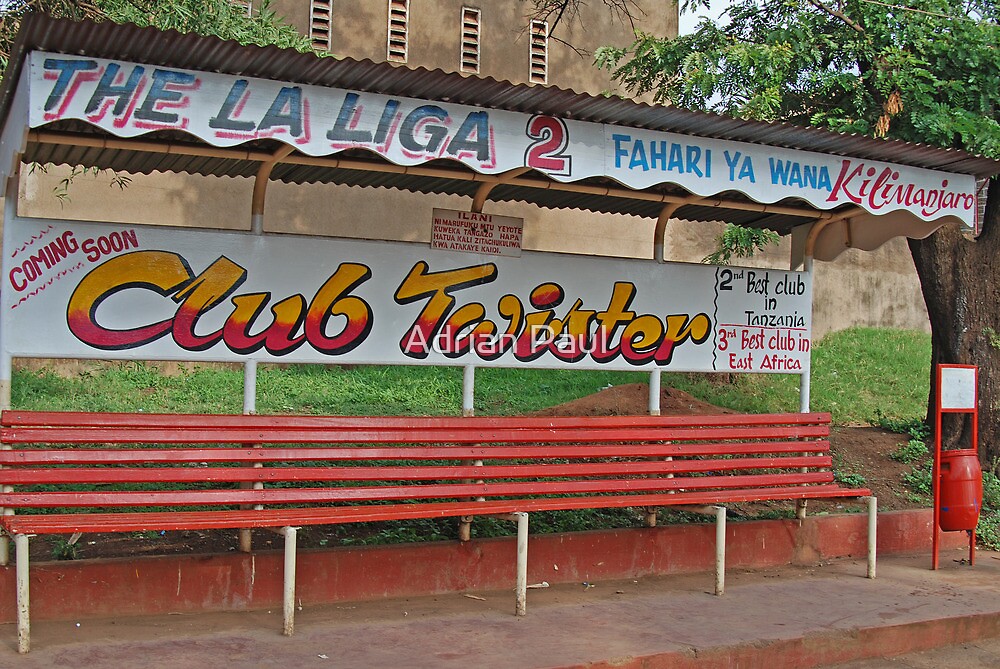 "The Bus Stop, Moshi, Tanzania, Africa" by Adrian Paul | Redbubble