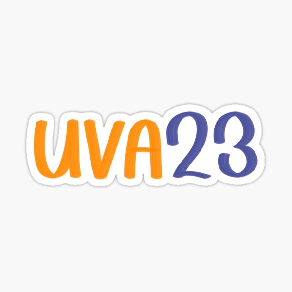 "uva 2023 sticker" Sticker for Sale by wkatlyn | Redbubble