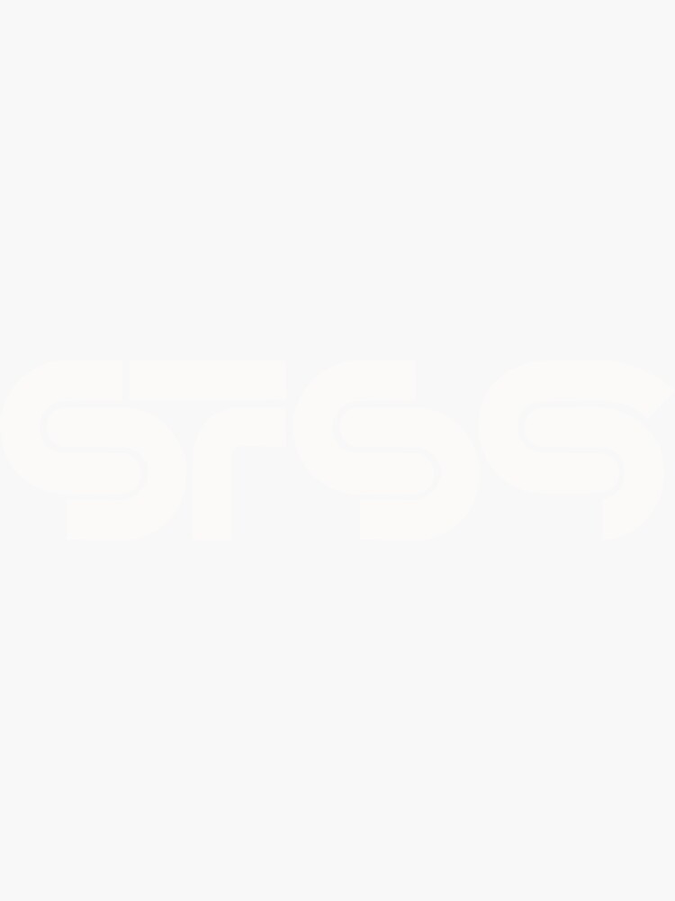 "sts9 white letter" Sticker for Sale by vnvyye6634w | Redbubble