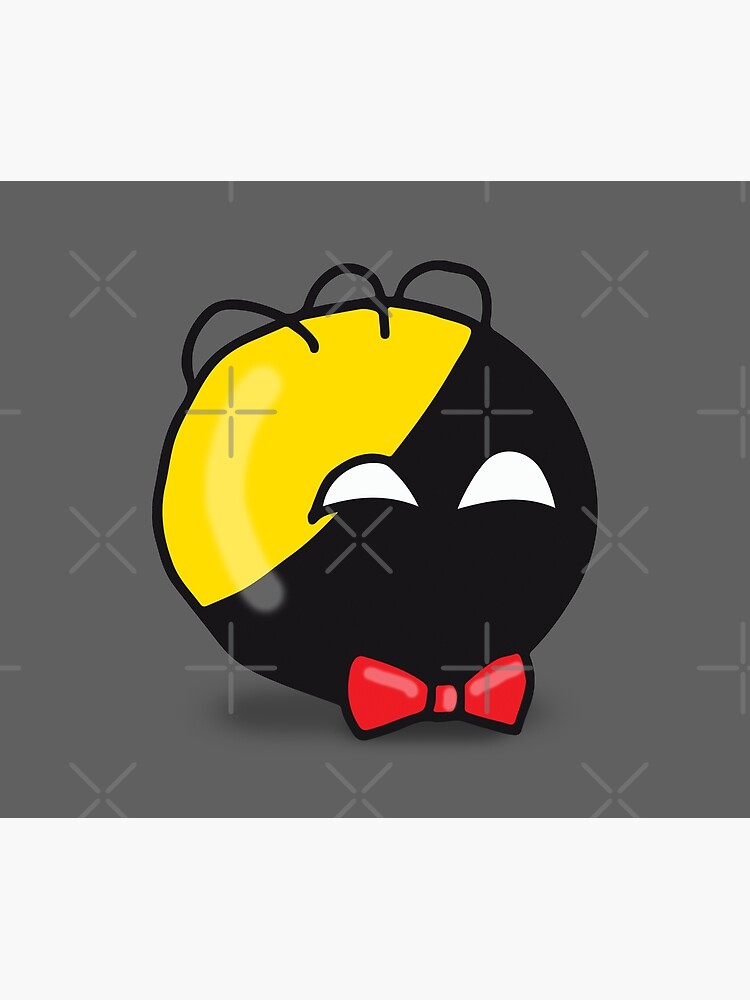"Ancap Memeball PolandBall Anarchyball Bouncy Meme Ball yellow and ...