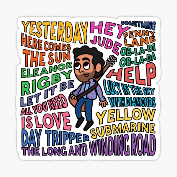 "Yesterday" Sticker by joseanaya | Redbubble