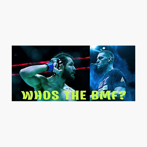 "Jorge Masvidal Vs Nate Diaz Whos The Bmf ufc champion colorful art ...