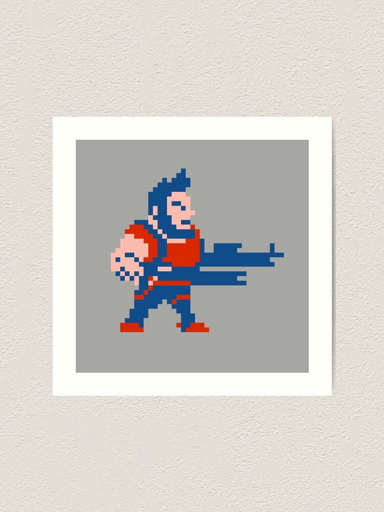 "Gunzerker (8-bit Pixel Art Demake)" Art Print by mrbrownjeremy | Redbubble