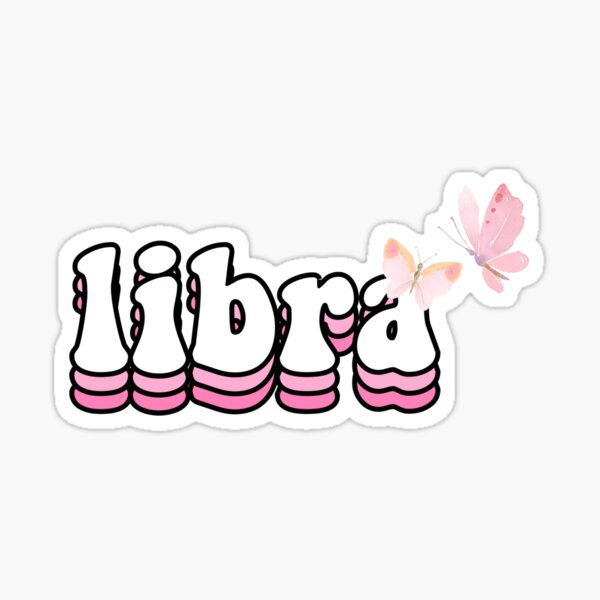 "libra sticker" Sticker by monikizz | Redbubble