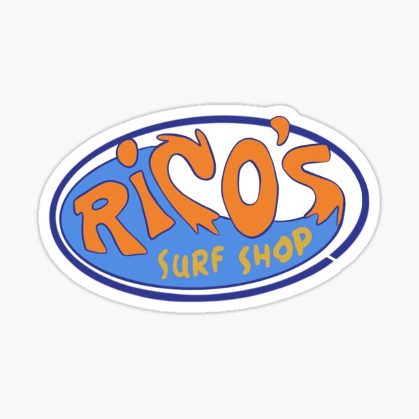 Ricos Surf Shop Stickers | Redbubble