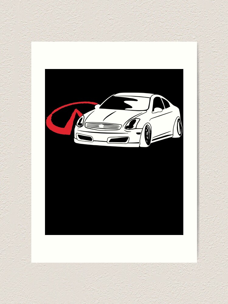 "Infiniti G35 Coupe Or Car Jdm Car" Art Print by Edna78Smith | Redbubble