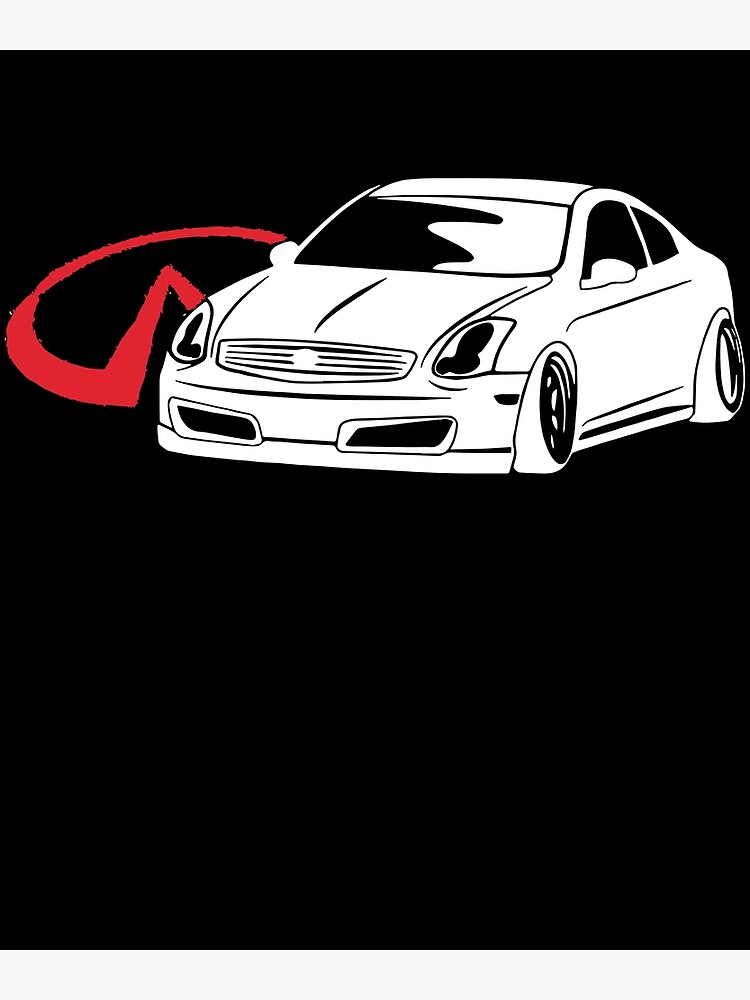 "Infiniti G35 Coupe Or Car Jdm Car" Art Print by Edna78Smith | Redbubble