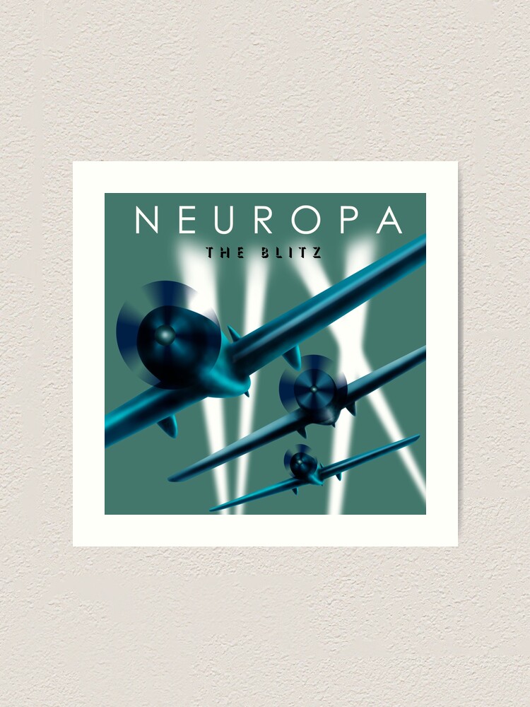 "Neuropa album cover art "The Blitz"" Art Print by plastiquepeople ...