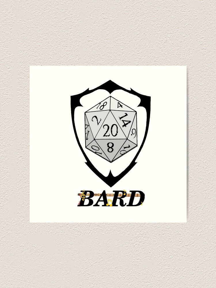"Dungeons and Dragons Bard Logo" Art Print for Sale by Joesandy1 ...