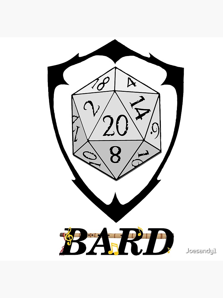 "Dungeons and Dragons Bard Logo" Art Print for Sale by Joesandy1 ...