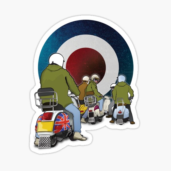 Mod Target Stickers | Redbubble