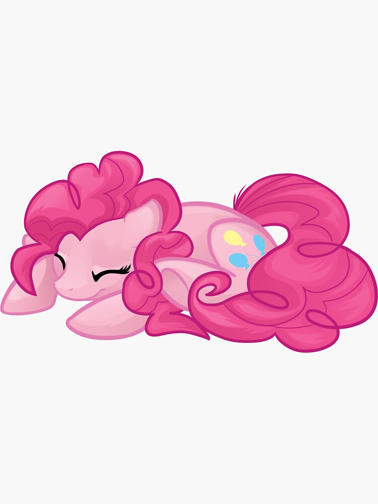 "Sleepy Pinkie Pie" Sticker for Sale by KeyFeathers | Redbubble